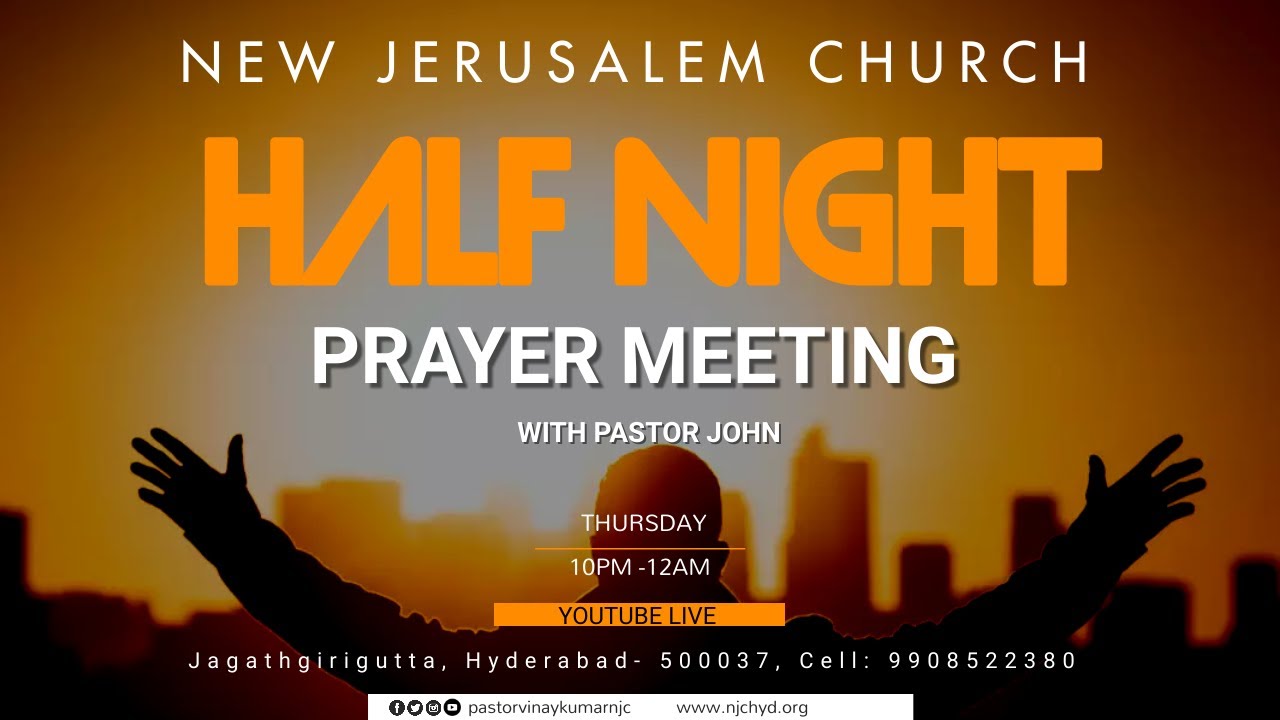 🔴 " HALF NIGHT SERVICE [TELUGU] "31.03.2024" #Christianmessages # ...