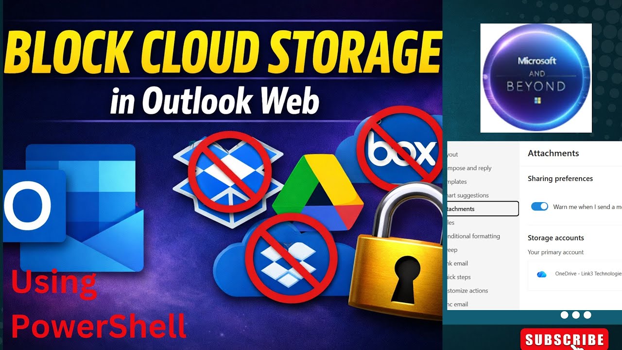 Restrict External Storage Providers in Outlook Web (OWA) | Microsoft ...