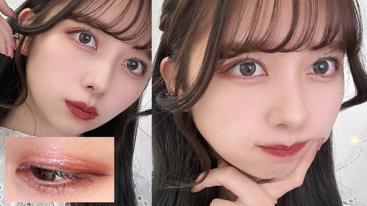【黒髪裸眼ok】透明感を意識した濃いめの毎日メイク♡アイプチの仕方も紹介してます!ベスコスのみ!ほぼプチプラメイク!【黒髪メイク】 Youtube