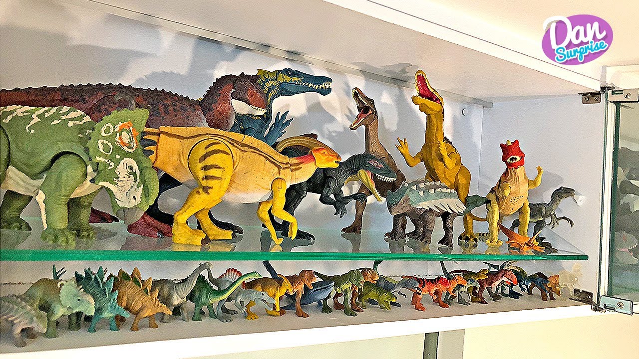 My dinosaur shelf tour - YouTube
