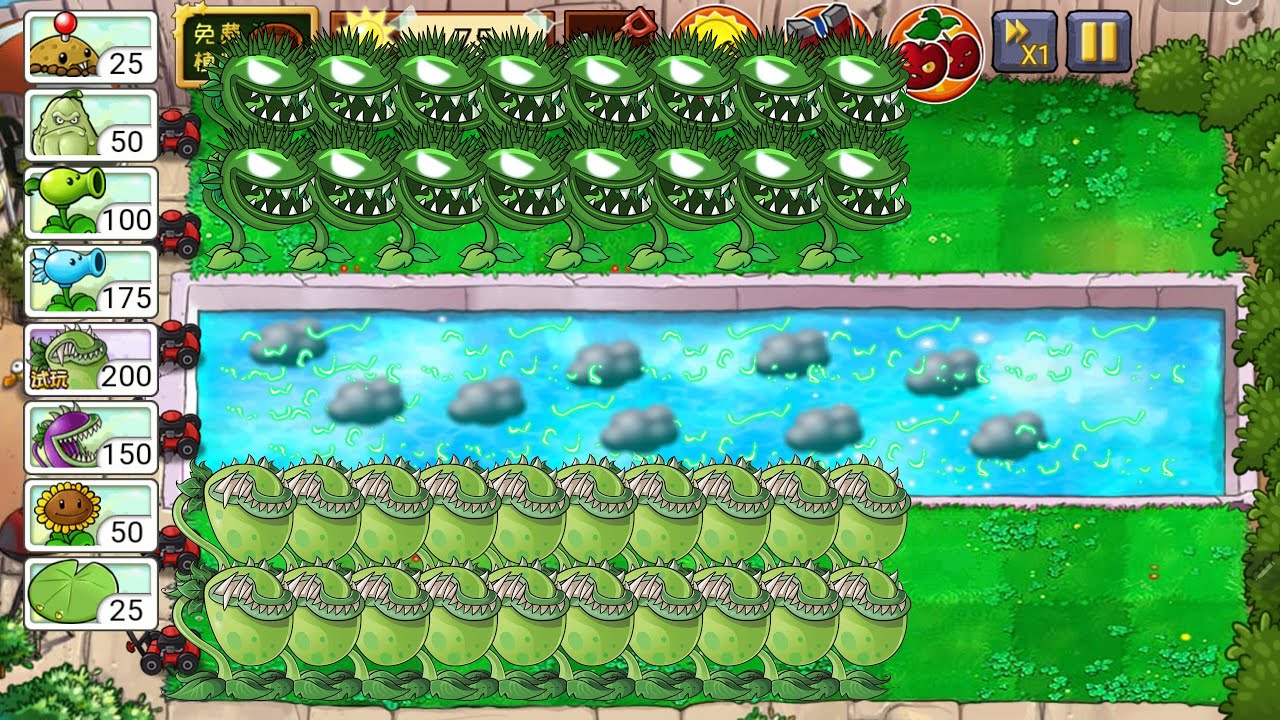 PvZ: OE New Plant Showcase | All Adventure Mode Pool Level 1 - 3 - YouTube