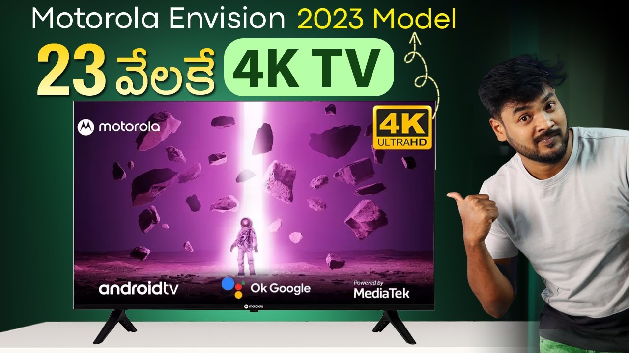 MOTOROLA Envision (43 inch) 4K Smart Android TV Review in Telugu - YouTube