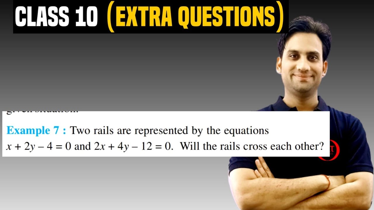 Two Rails Are Represented By The Equations X 2y 4 0 And 2x 4y Two Rails Are Represented By The Equations X 2y 4 0 And 2x 4y