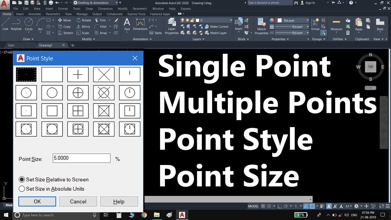 AutoCAD Point Command In Hindi Point Style Point Size YouTube autocad-point-command-in-hindi-point-style-point-size-youtube