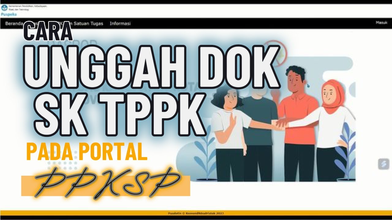 Cara Mengunggah dokumen Surat Keputusan TPPK di Portal PPKSP | Media ...