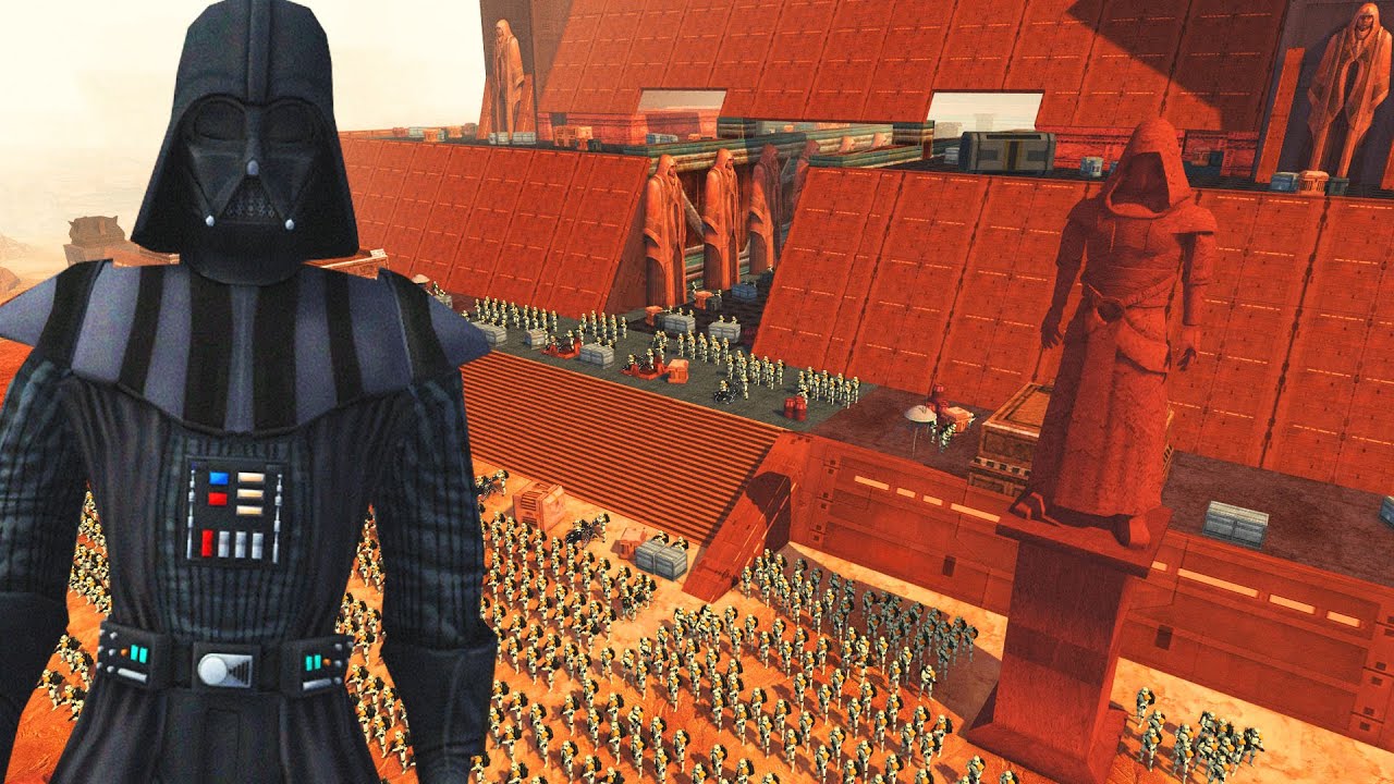 Darth Vader's Sith SUPER FORTRESS Defense! - Men of War: Star Wars Mod ...