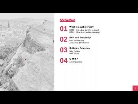 Class 1 - Introduction to web servers - Debian, VMware and Apache 2 - YouTube