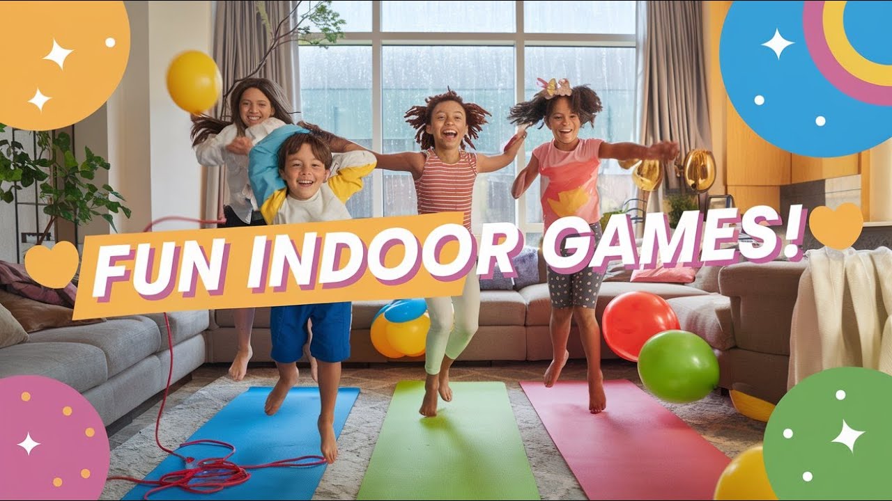 Indoor Exercise Games: Fun Ways to Stay Active at Home! 🏃‍♂️🎮 - YouTube