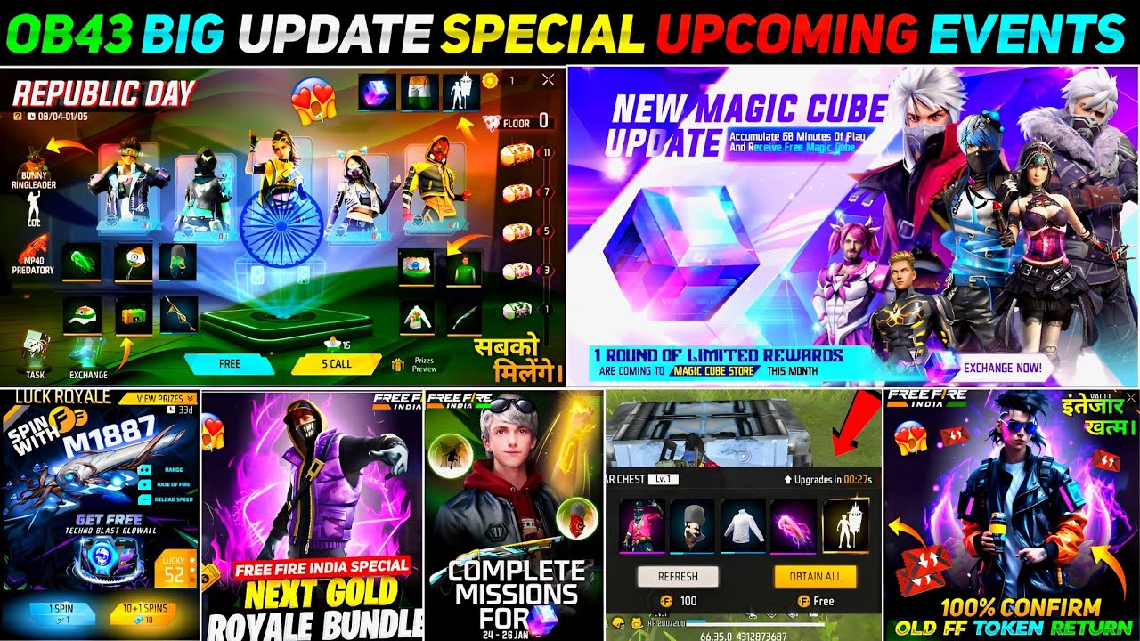 Ob43 Update Special Events🥳🤯 | Free Fire New Event | Ff New Event ...