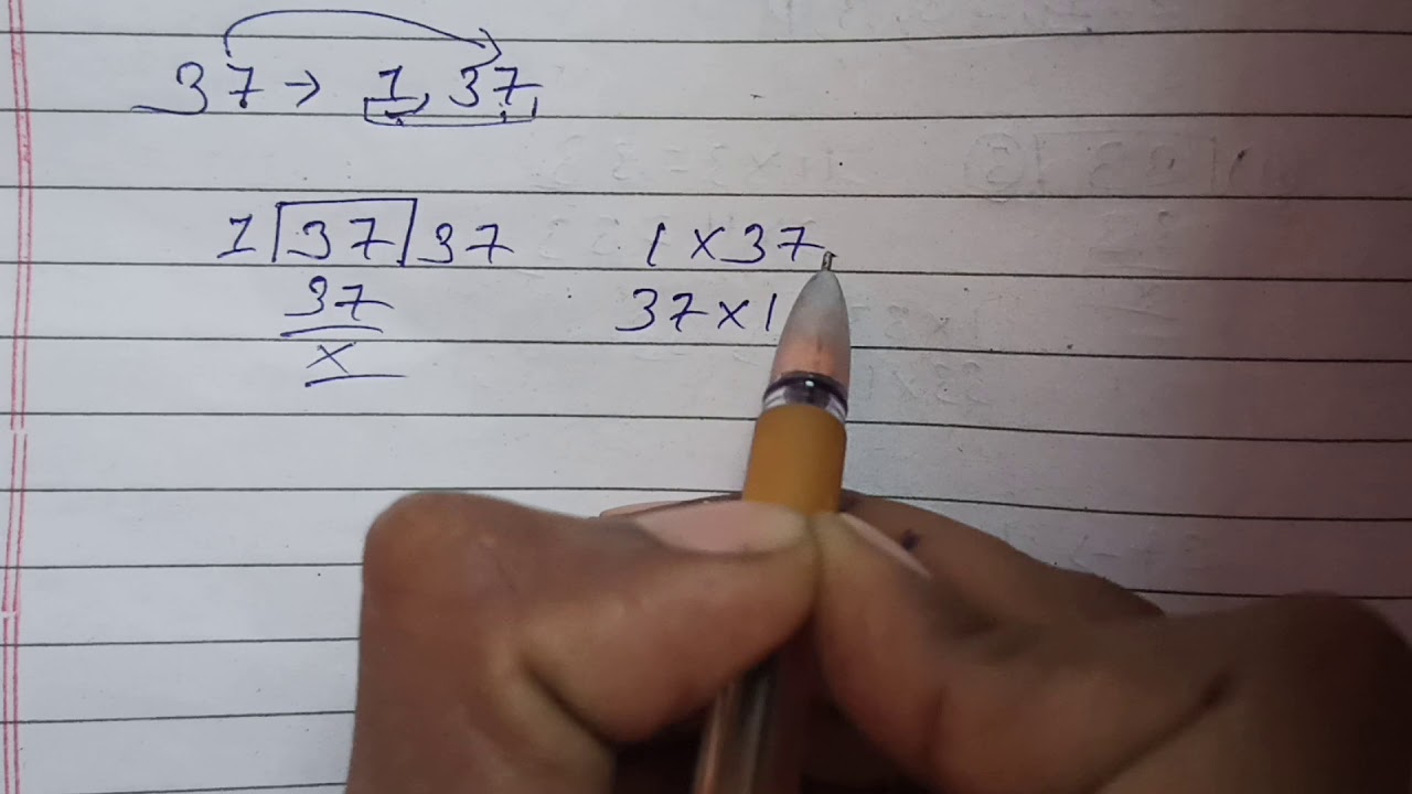 factors of 37 - YouTube