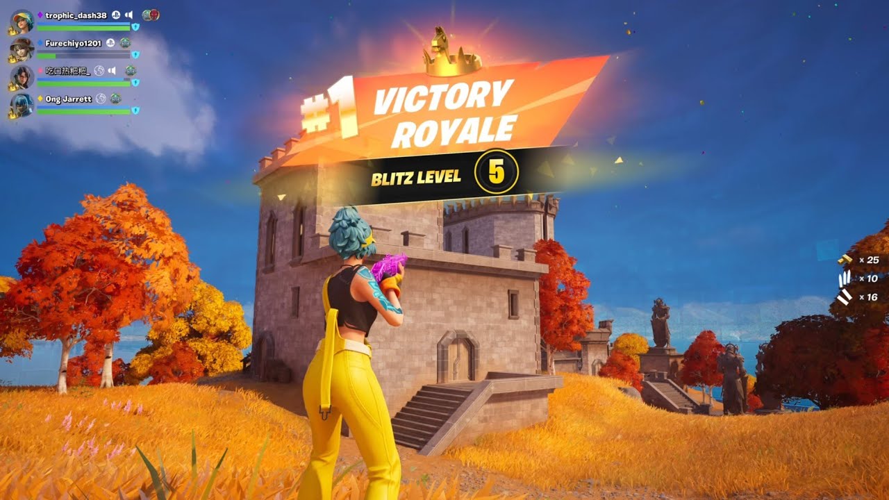PS5 Fortnite Blitz Royale Comet Skin (60 FPS) - YouTube