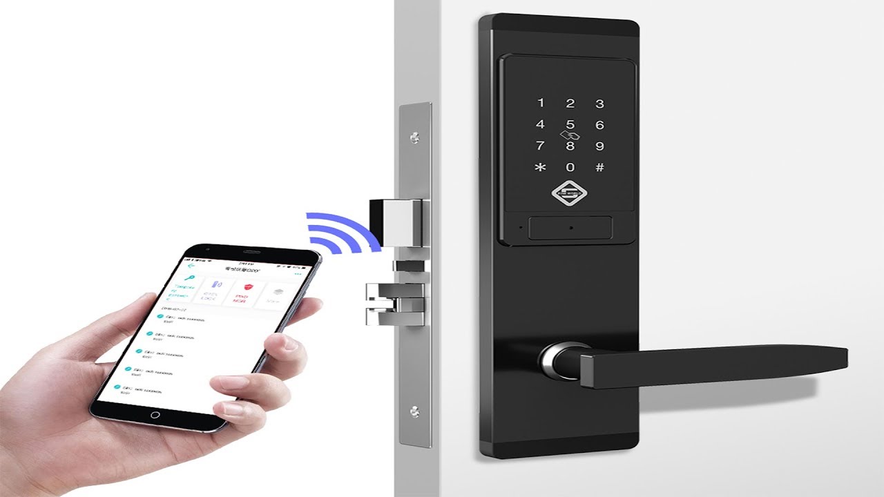 Best Smart Touch Screen - wireless door Lock - YouTube