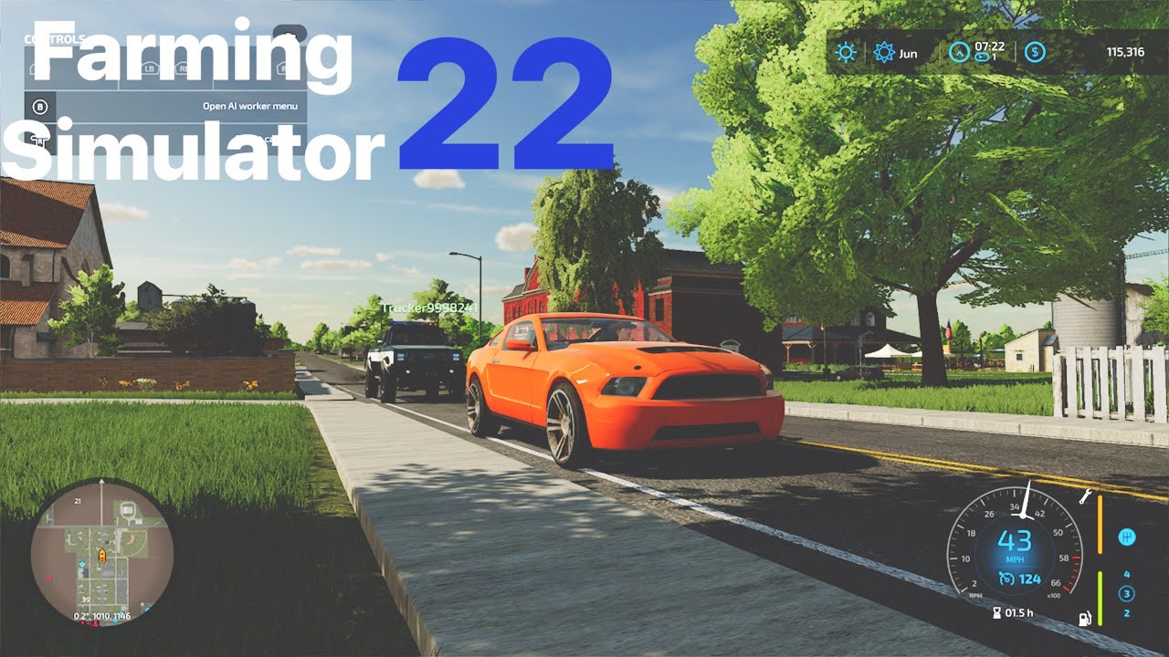 Running From The Sheriff! (General Lee Style!) Roleplay | FS22 - YouTube