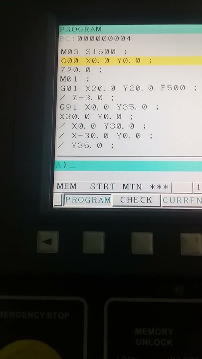 #cnc how to use MST function of NC function in CNC machine - YouTube