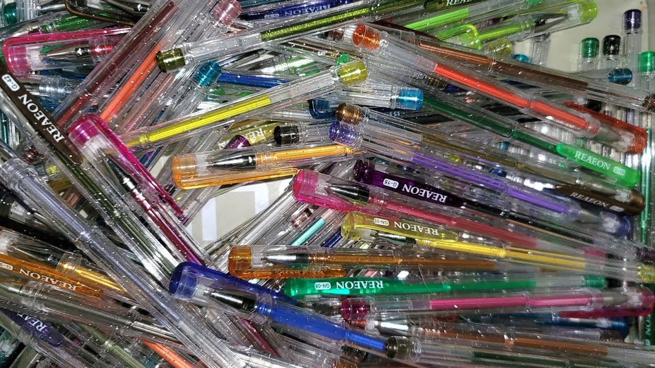 Reaeon Glitter Gel Pens at Laura Strong blog