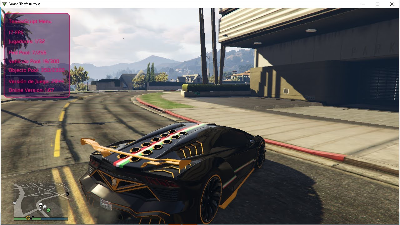 Mi garaje GTA ONLINE usando tessio script - YouTube