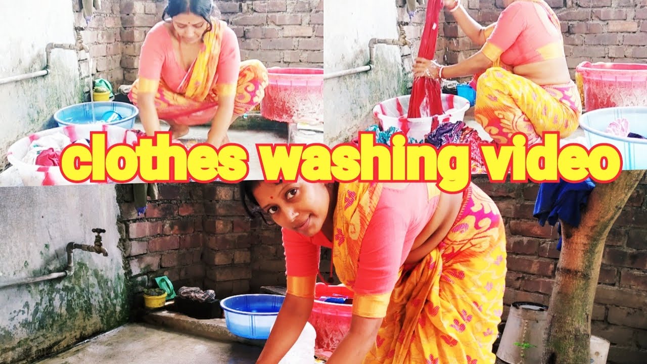 Clothes👗👚👖 washing video#requstedvideo#housewifehot style video 🔥 - YouTube