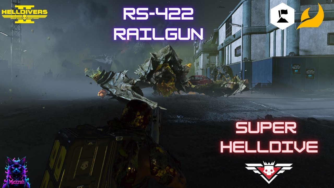 Helldivers 2 | Railgun Vaporizing Bugs | Terminids | Max Difficulty Gameplay - YouTube