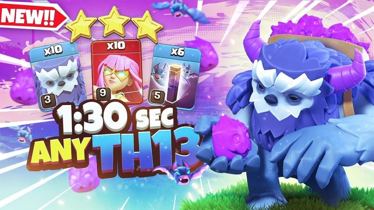 Th 13 Most Powerful Yeti Super Archer Attack With Bat Spell Youtube