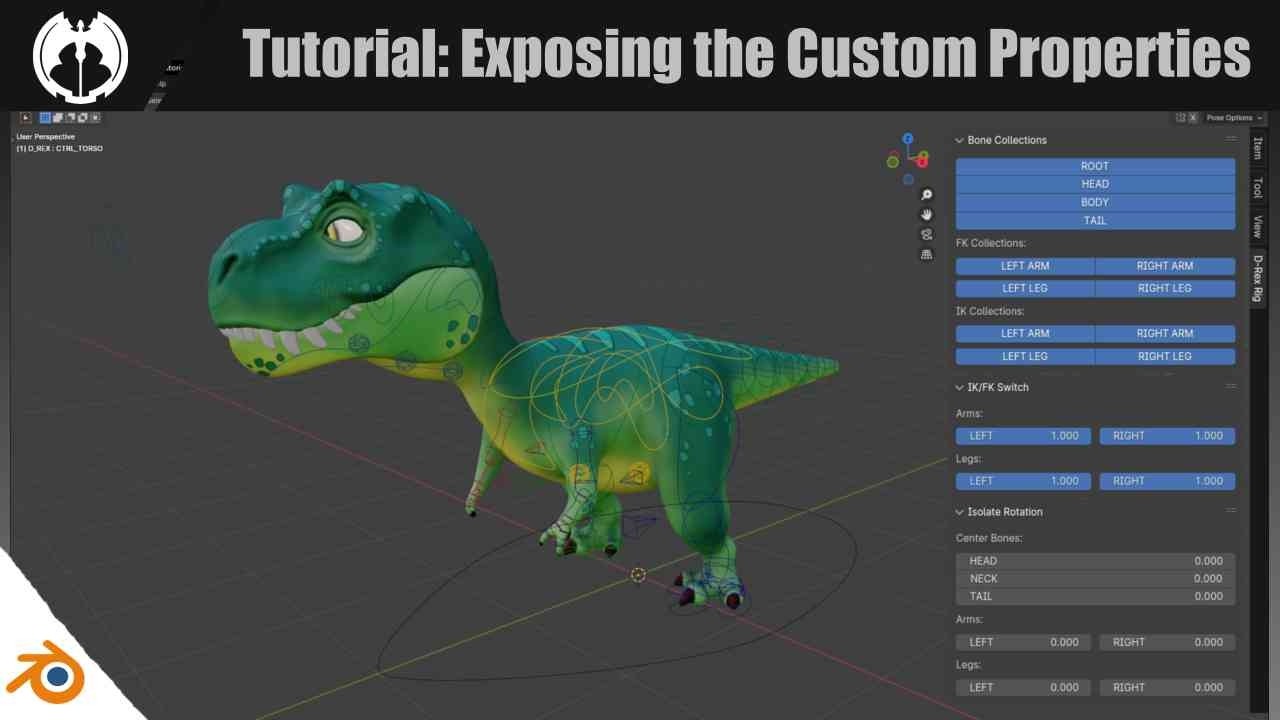 Tutorial: Blender Custom Rig Panel - Part 3 - YouTube