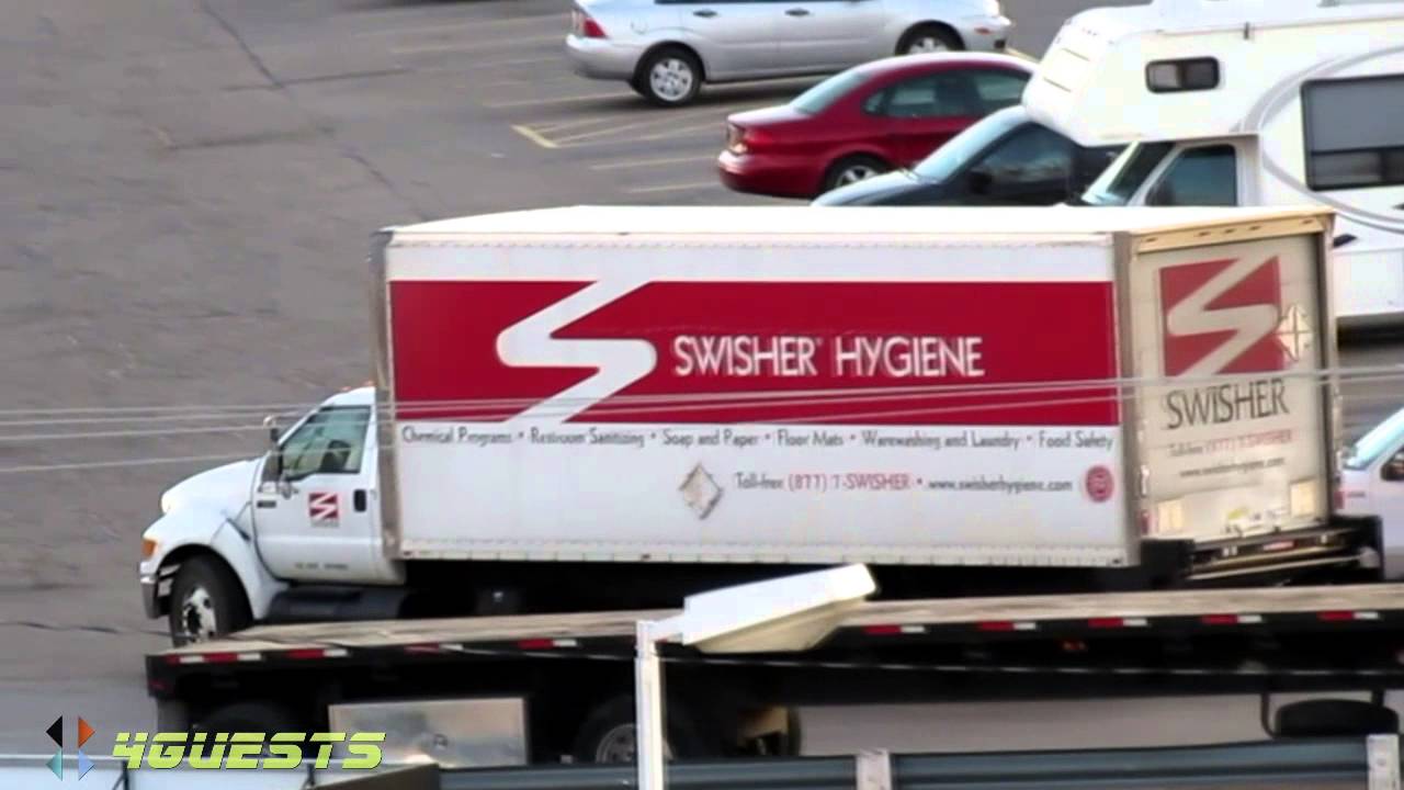 Swisher Hygiene Truck in Arizona - YouTube