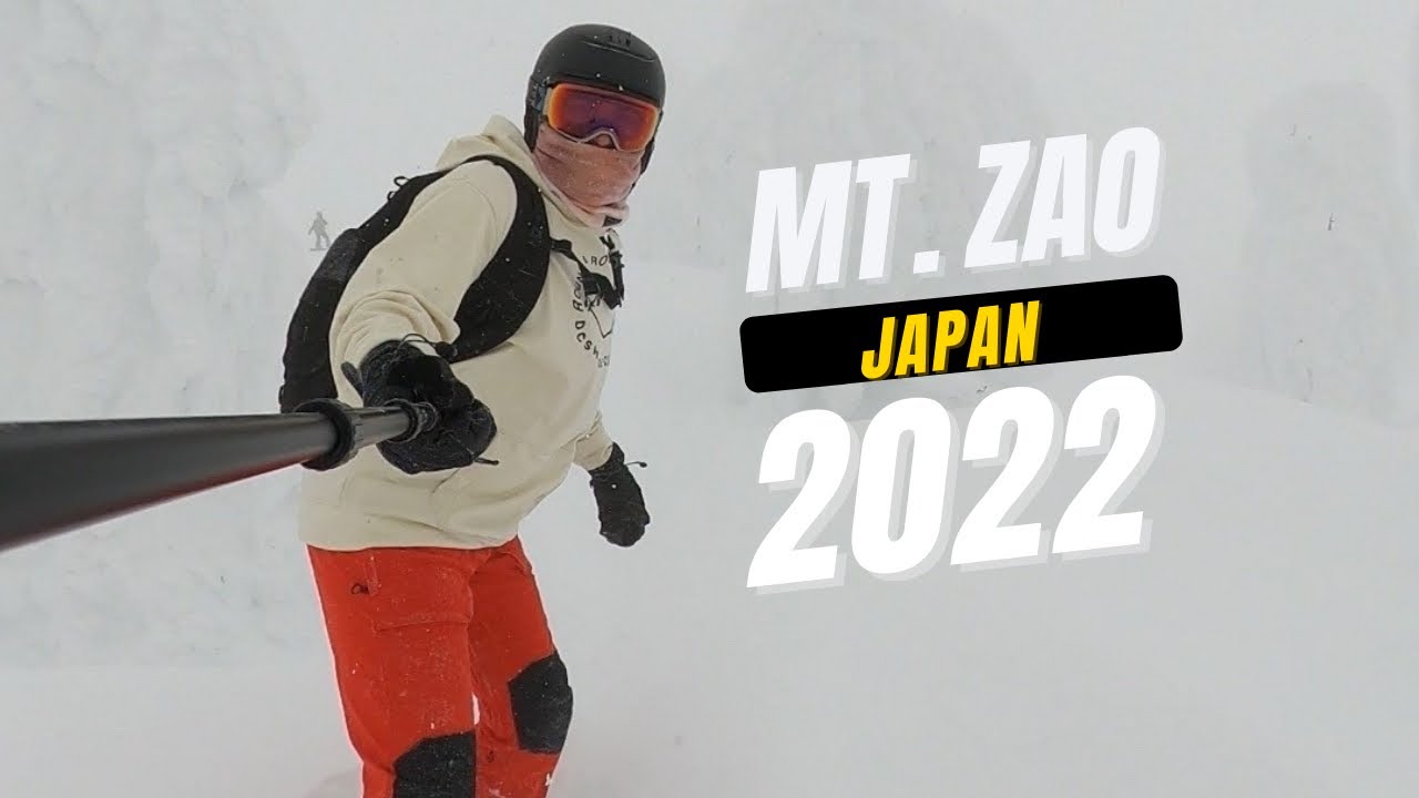 Snowboarding Japow at Mt. Zaō - YouTube