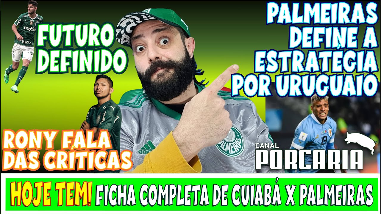 🐷EXCELENTES NOTÍCIAS! 👍PALMEIRAS TRAÇA ESTRATÉGIA PARA TER URUGUAIO 🐷 ...
