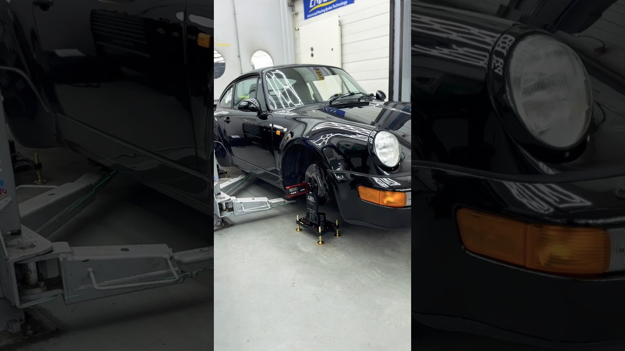 Wheel alignment for 964 Turbo. #porsche #porsche964 #964 #964turbo # ...