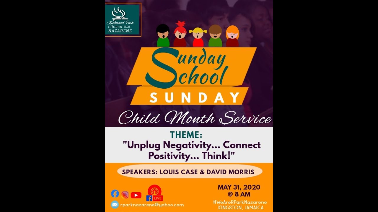 Sunday School Worship Service- May 31, 2020 - YouTube