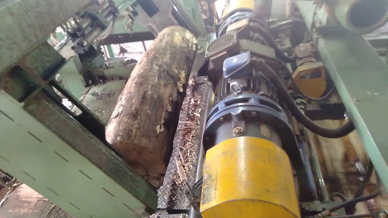 meinan Sbal DC4 plywood machine 10-1-2010 / 28-1-2019 - YouTube