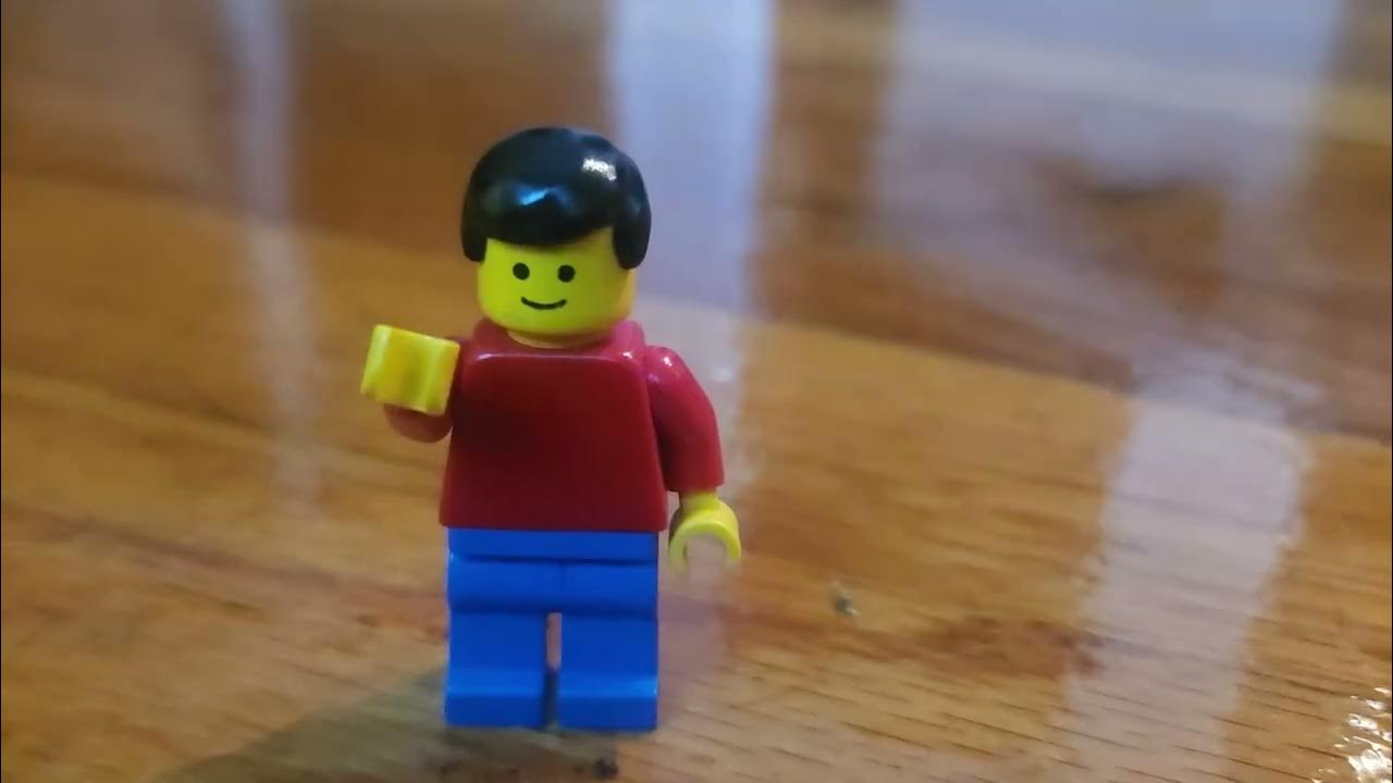 Legos Dummy & Scummy hit by Lego train - YouTube