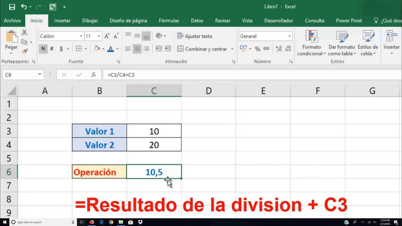 ️ EXCEL BÁSICO / Primera formulas y funciones - YouTube