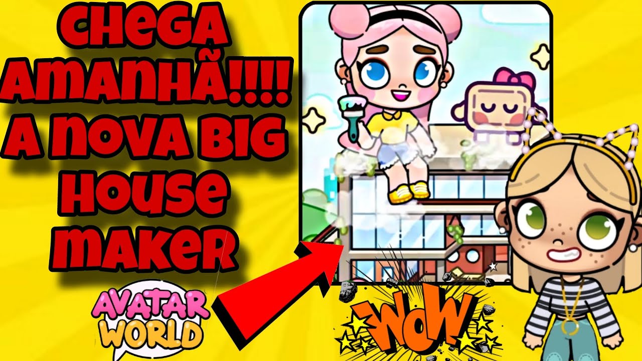 É AMANHÃ! A ATUALIZAÇÃO DA MANSION HOUSE MAKER NO AVATAR WORLD, BIG ...