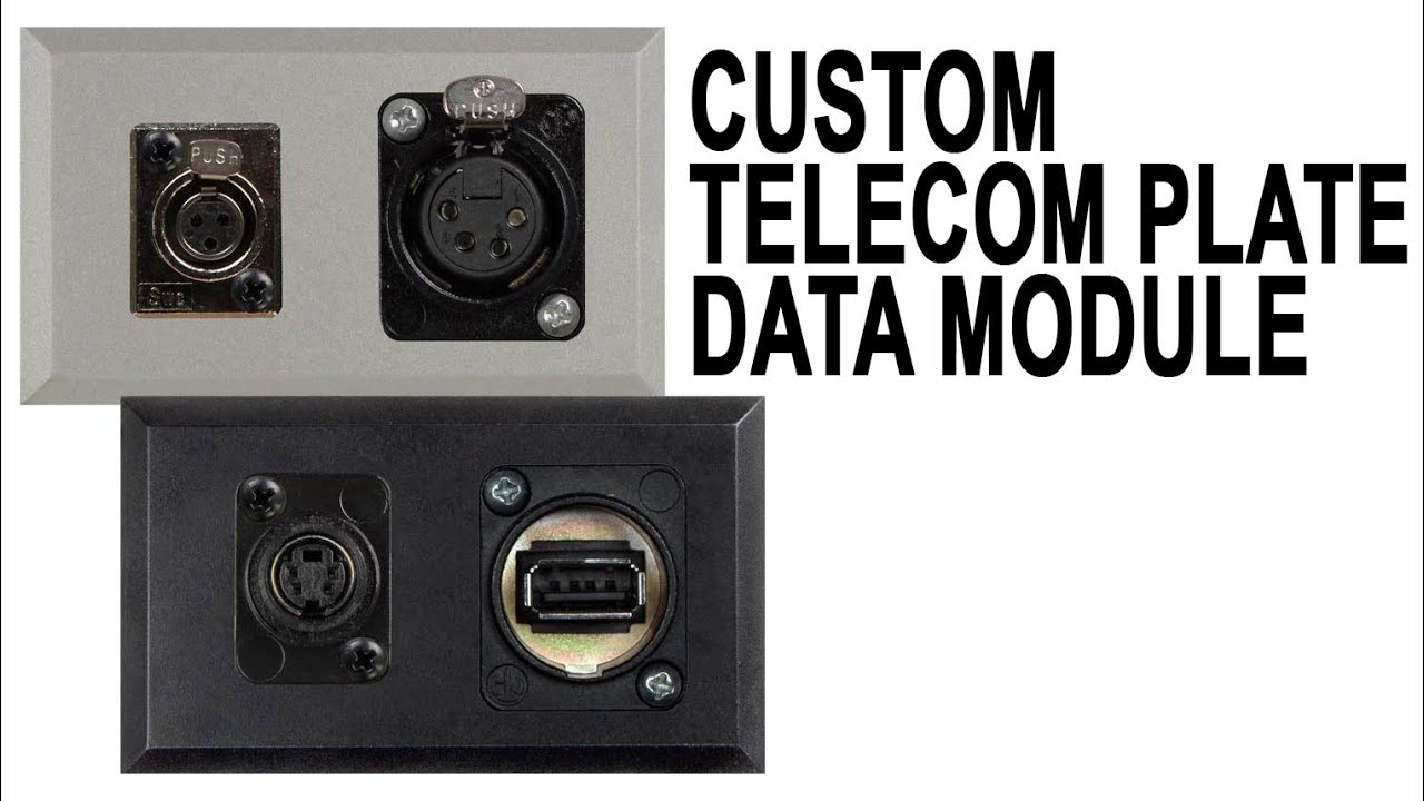 ECA Telecom Plates | Customize your Power Data Grommet - YouTube