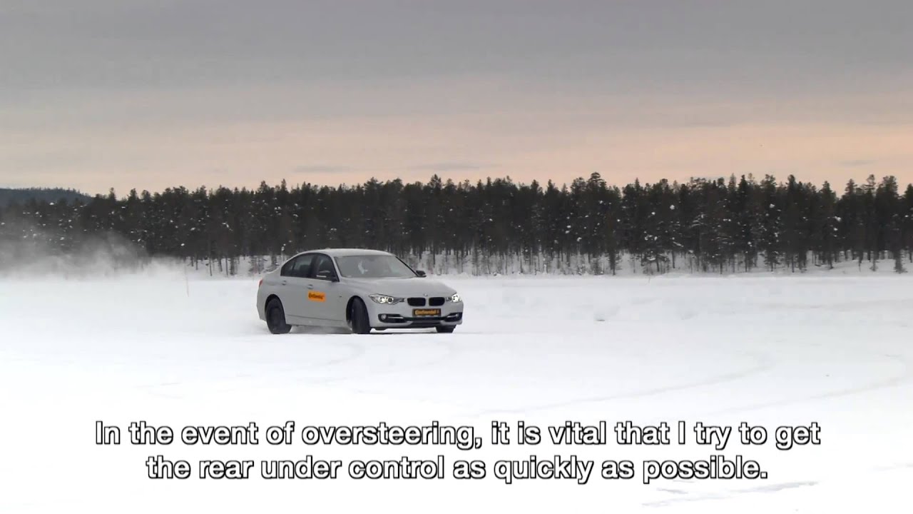 Winter Tires - Braking on Ice | AutoMotoTV - YouTube