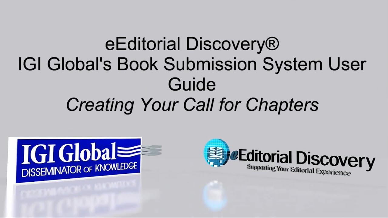 2. Creating Your Call for Chapters - YouTube