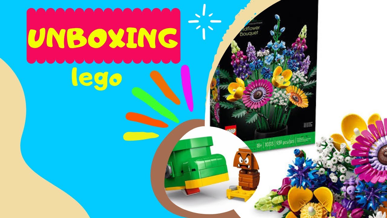 UNBOXING LEGO FLOWER & Mario Bross! - YouTube