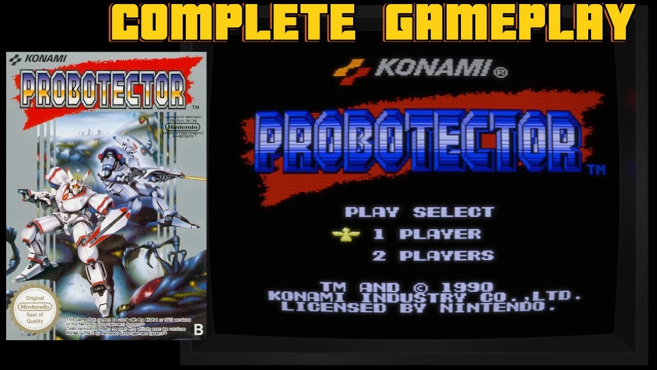 Probotector (NES) Walkthrough [No Commentary] - YouTube