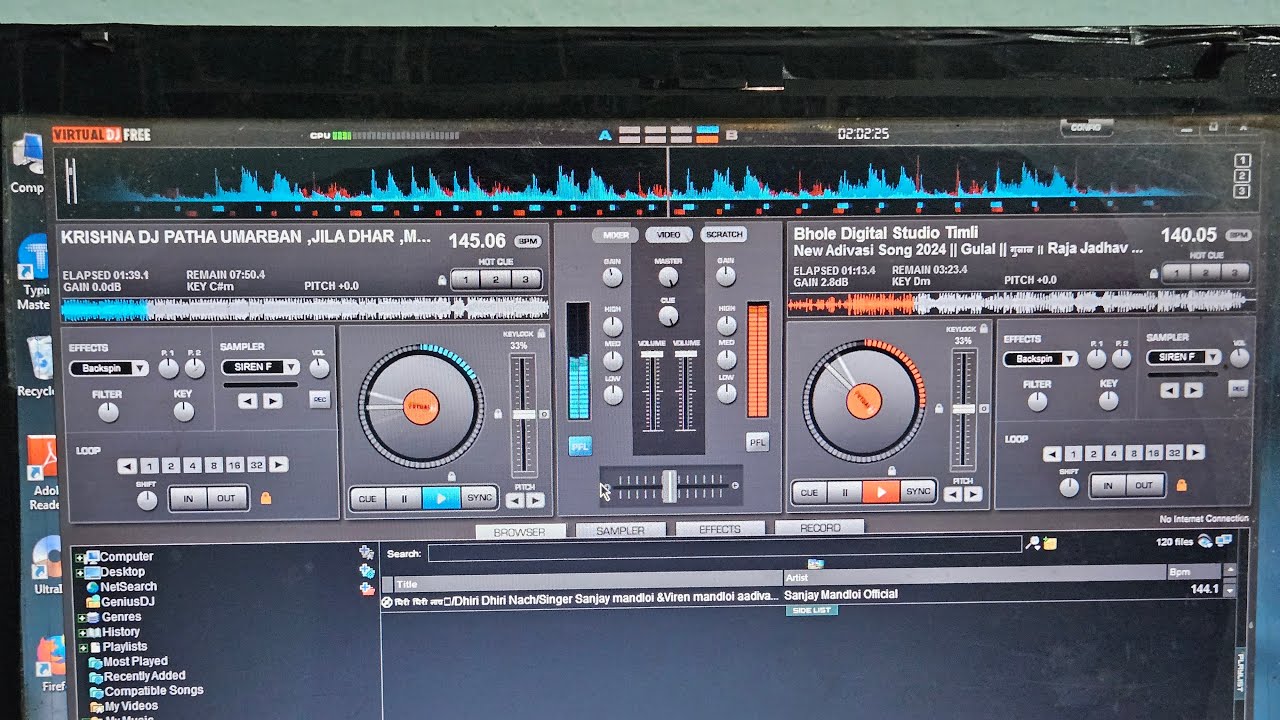 Vritul dj mixer song mixing / Live mixing - YouTube