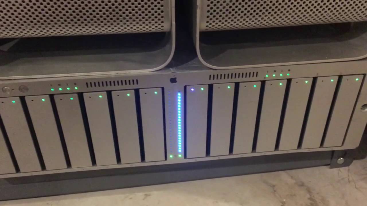 Episode 14 Xserve raid JBOD and concatenated disk sets - YouTube