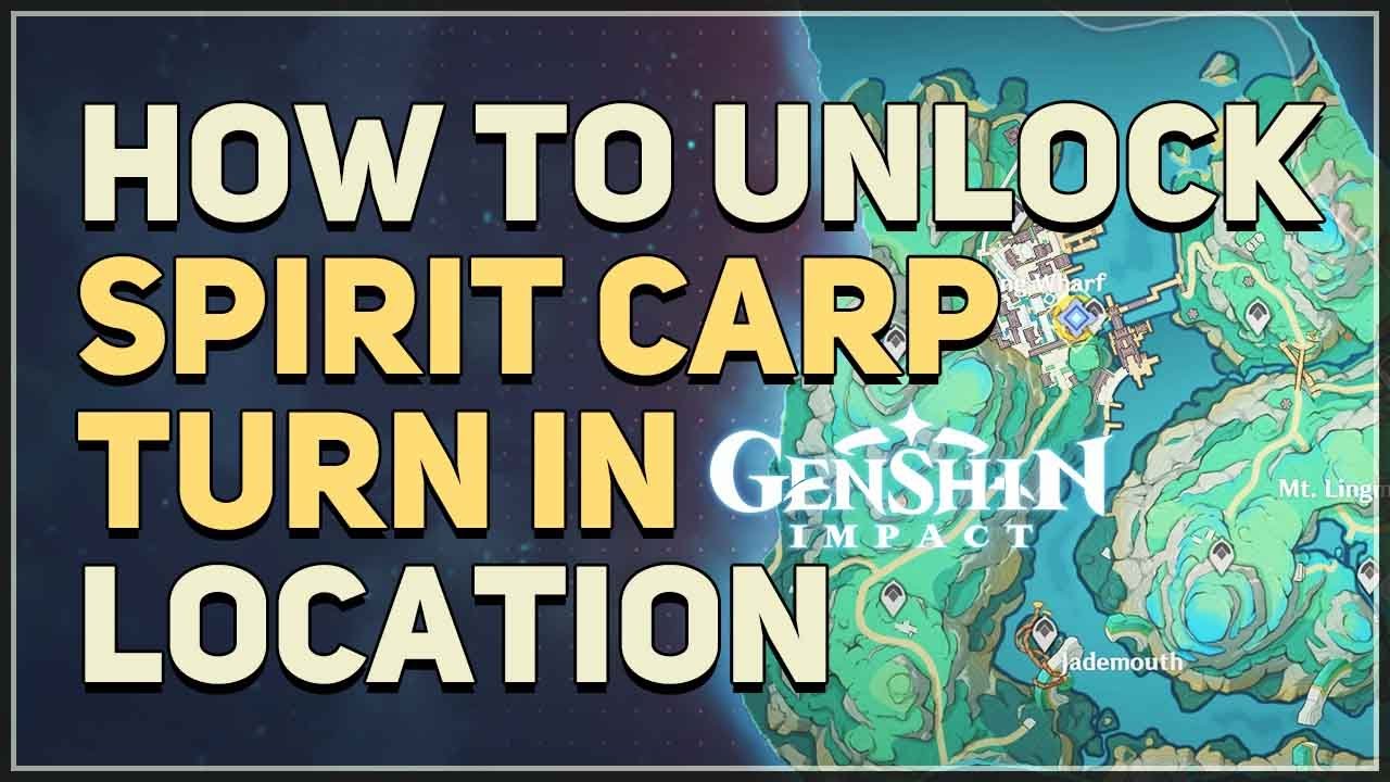 How to unlock Spirit Carp Turn In Location Genshin Impact - YouTube