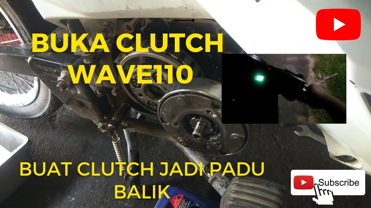 Buka clutch wave 110 | wave110 spec 53mm | ringan jugak weyh - YouTube