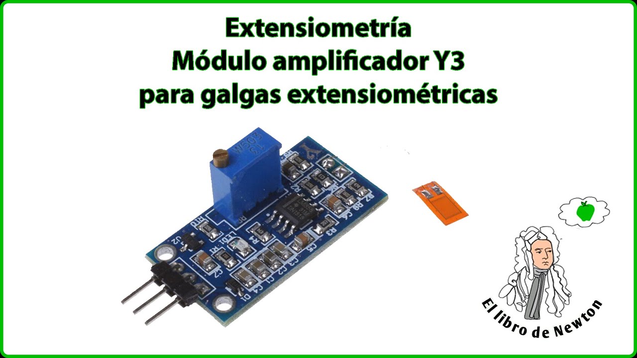 7 Módulo amplificador Y3 para galgas extensiométricas - YouTube
