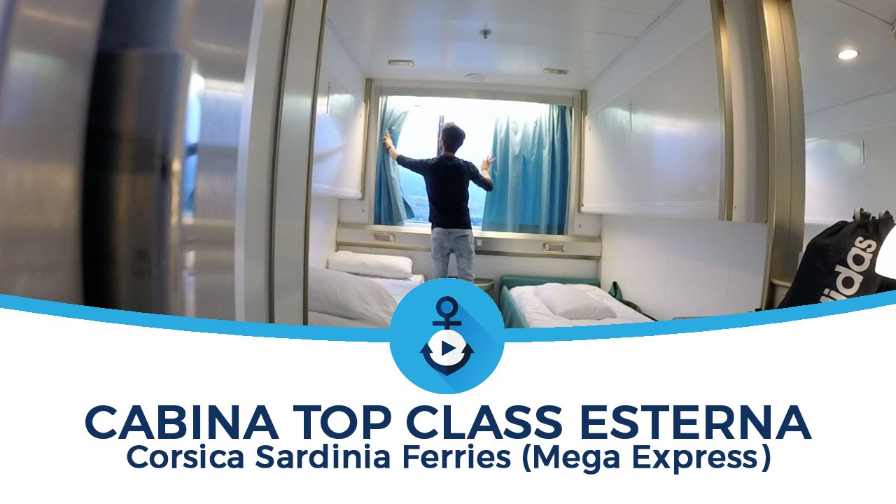 Cabina Top Class Corsica Sardinia Ferries (Mega Express) - YouTube