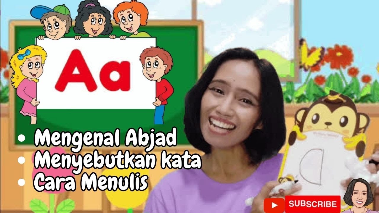 Huruf Aa | Tebak Kata Berawalan A | Literasi | Alphabet | Kid Song ...