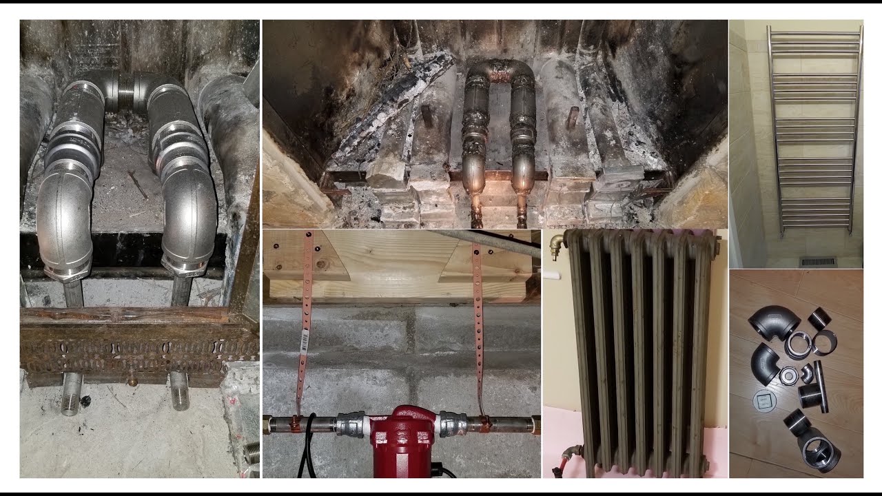Hydronic fireplace heat exchanger-homemade video PART 2 - YouTube