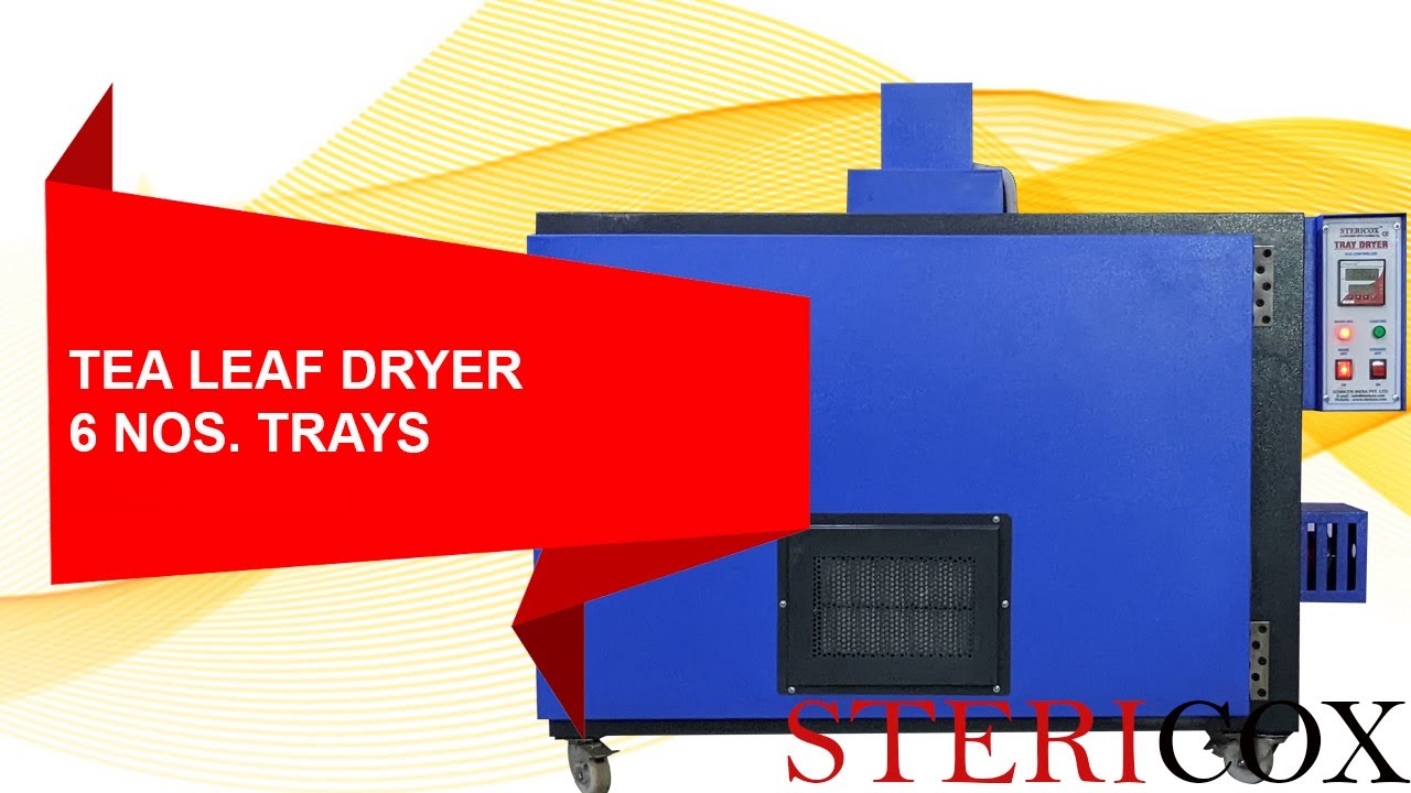Tea Leaf Dryer 6 nos. Trays - YouTube