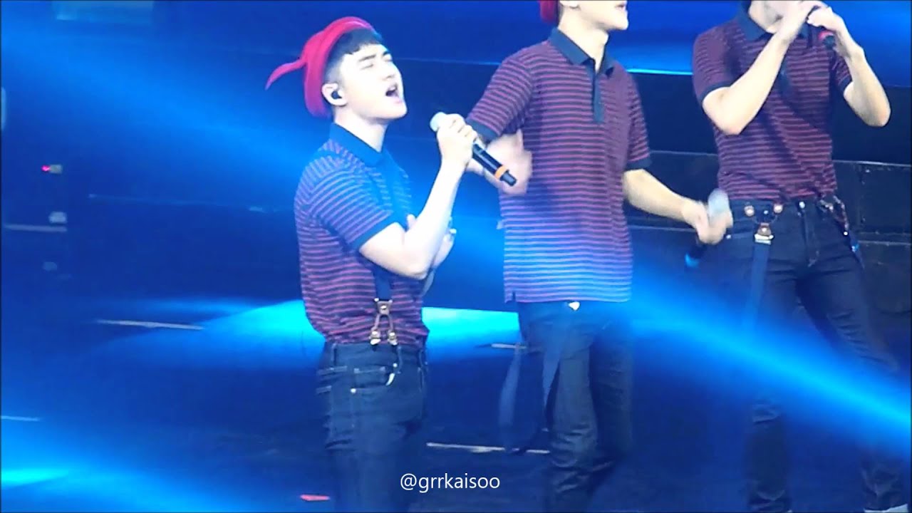 160123 EXOLuXion in Manila Day 2: XOXO ending (KYUNGSOO Focus) - YouTube