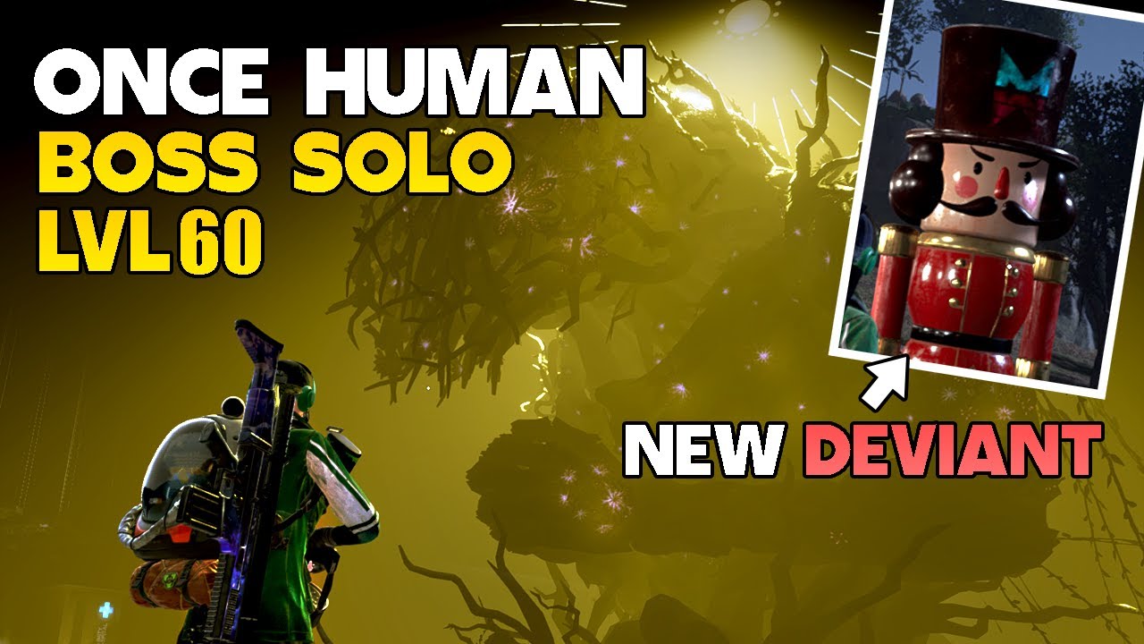 Once Human | CBT3 | Mensdevoran LVL 60 Boss | Solo - YouTube