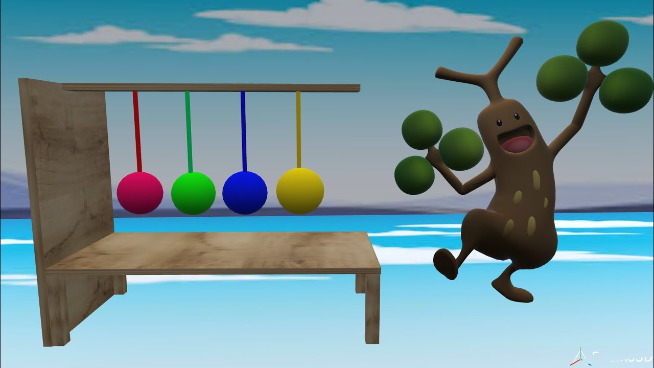 4 colour boll and colour tree for childrens - YouTube